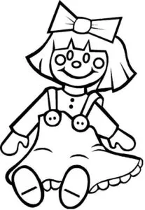 Kumpulan Mewarnai Boneka Paling Bagus dan Terlengkap - Blog Pengajar Tekno