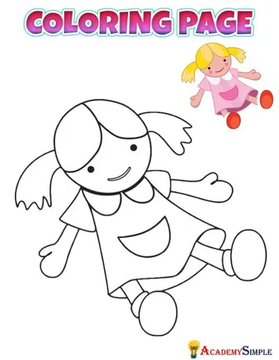 Kumpulan Mewarnai Boneka Paling Bagus dan Terlengkap - Blog Pengajar Tekno